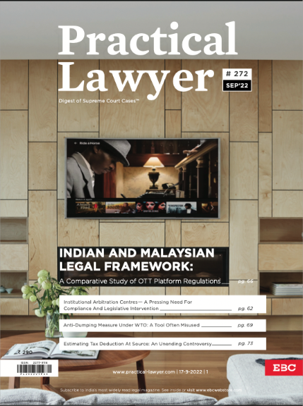 Practical Lawyer - Indian and Malaysian Legal Framework: A Comparative ...